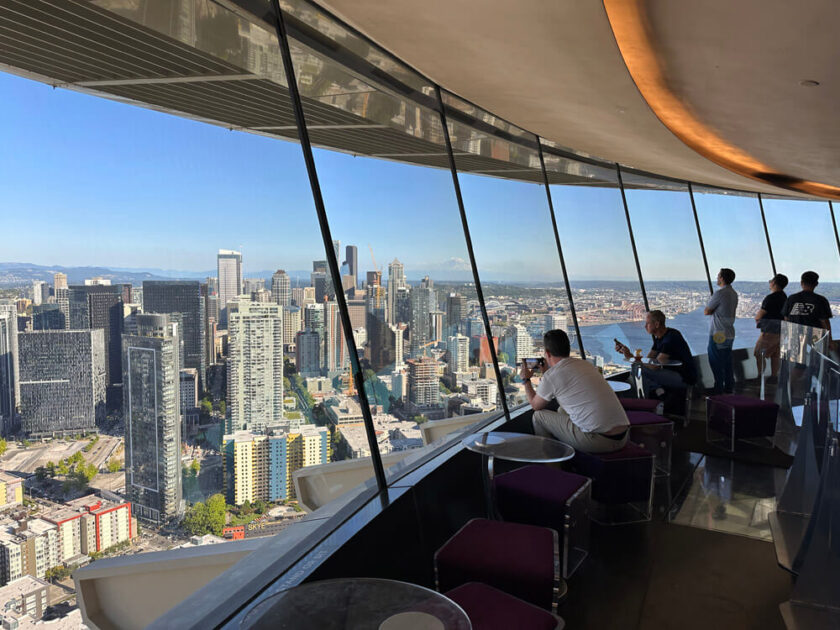 Space Needle Seattle Attraction and Pike Place Market